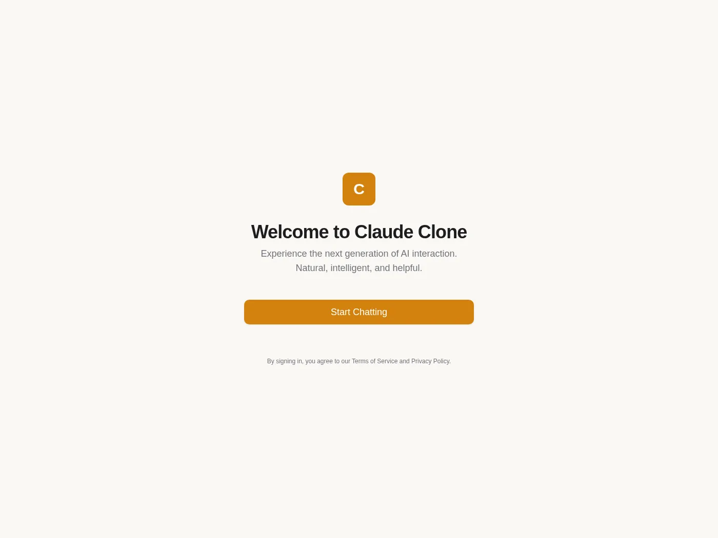 Claude AI Clone