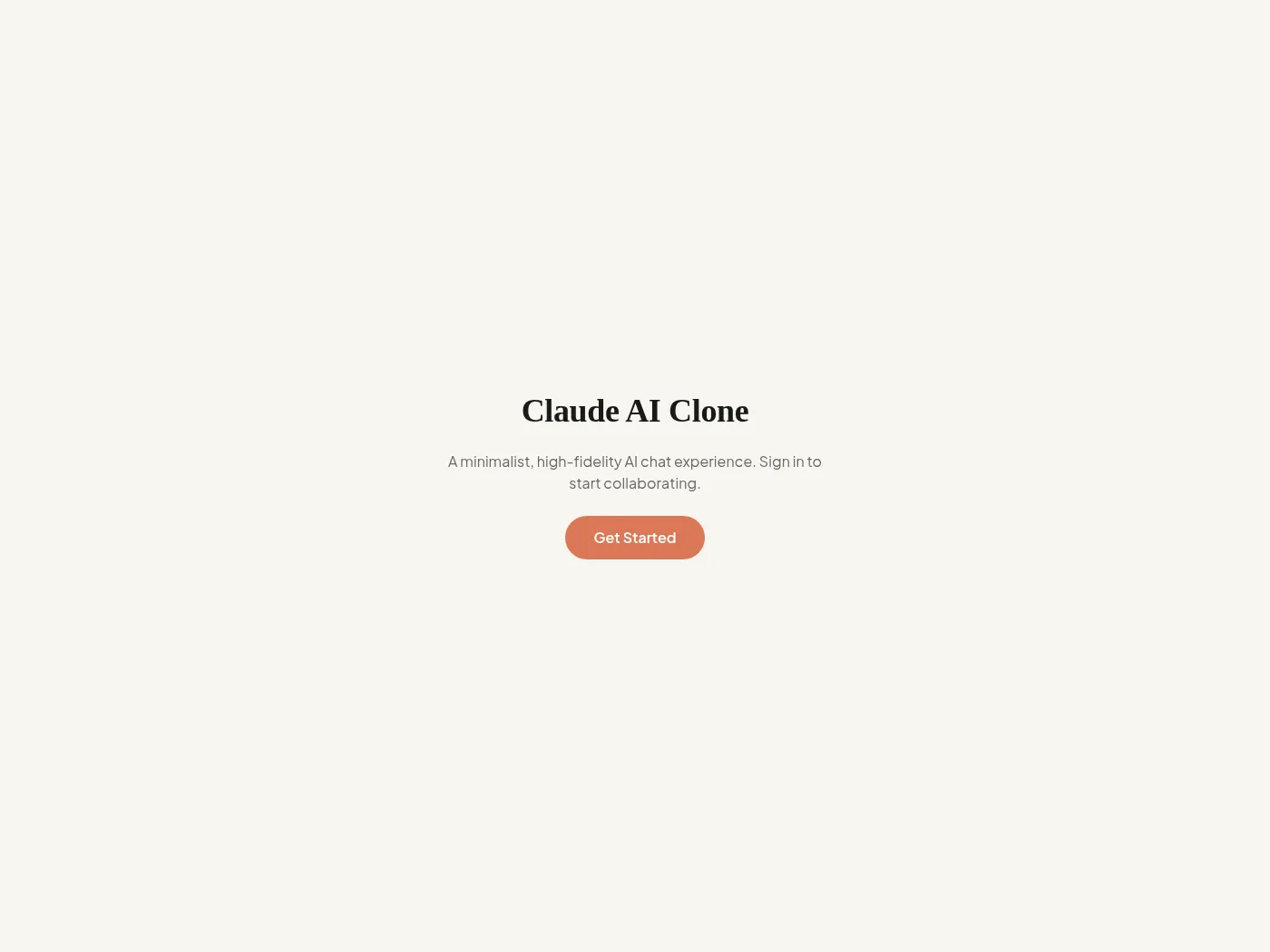Claude AI Clone