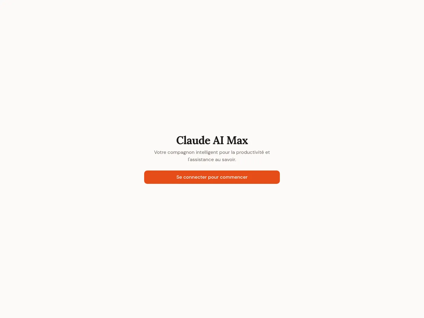 Claude AI Max Clone