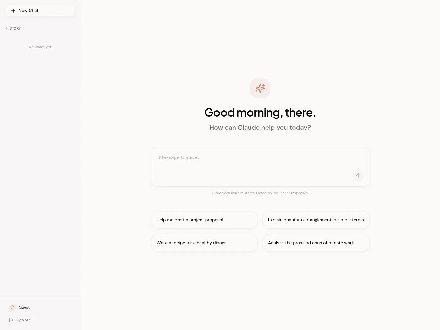 Claude Chatbot Clone