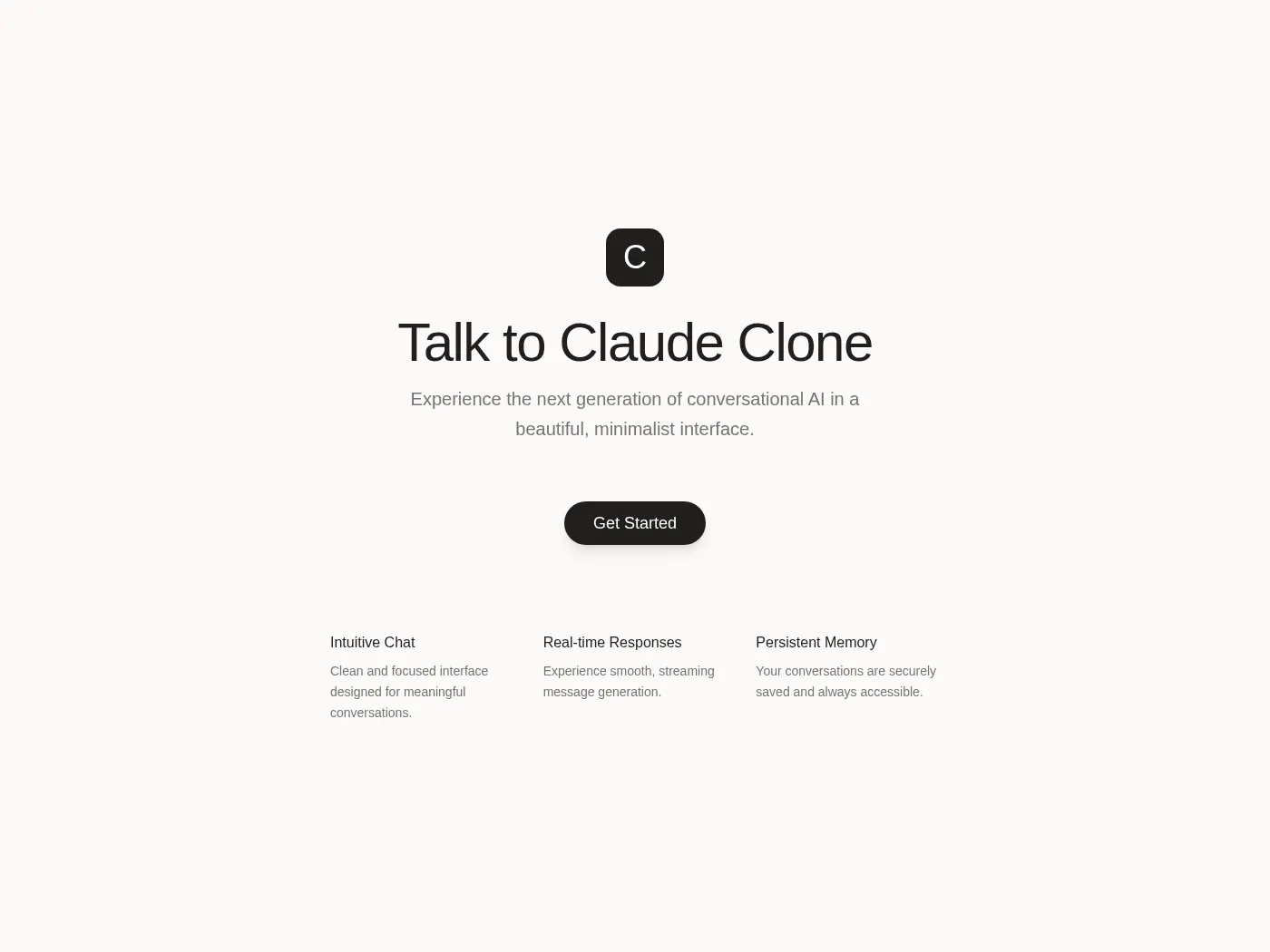 Claude Chat Clone