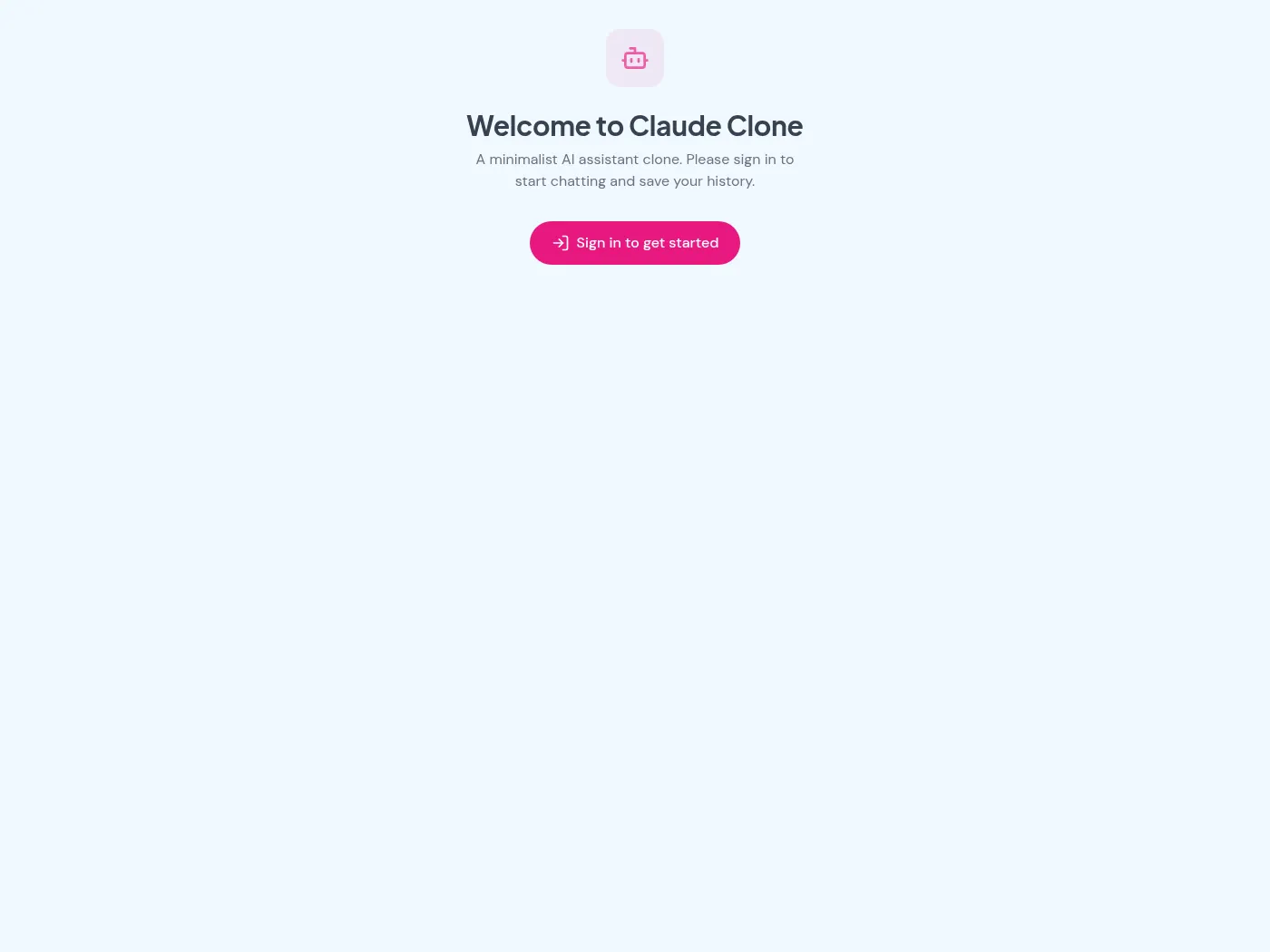 Claude Chatbot Clone