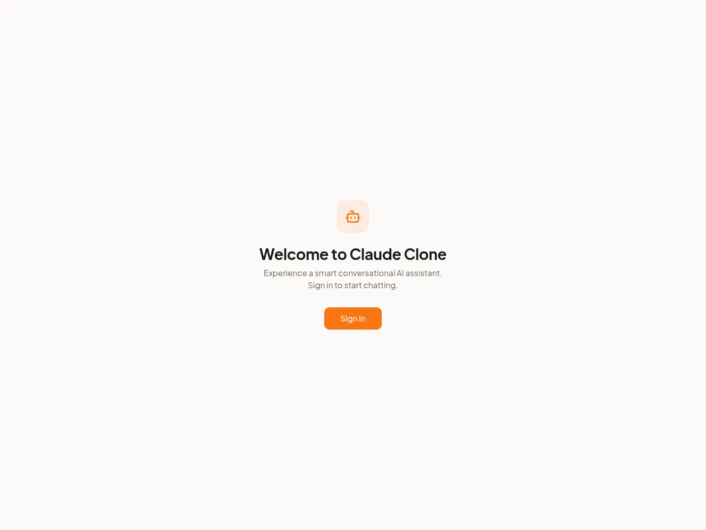 Claude Chatbot Clone