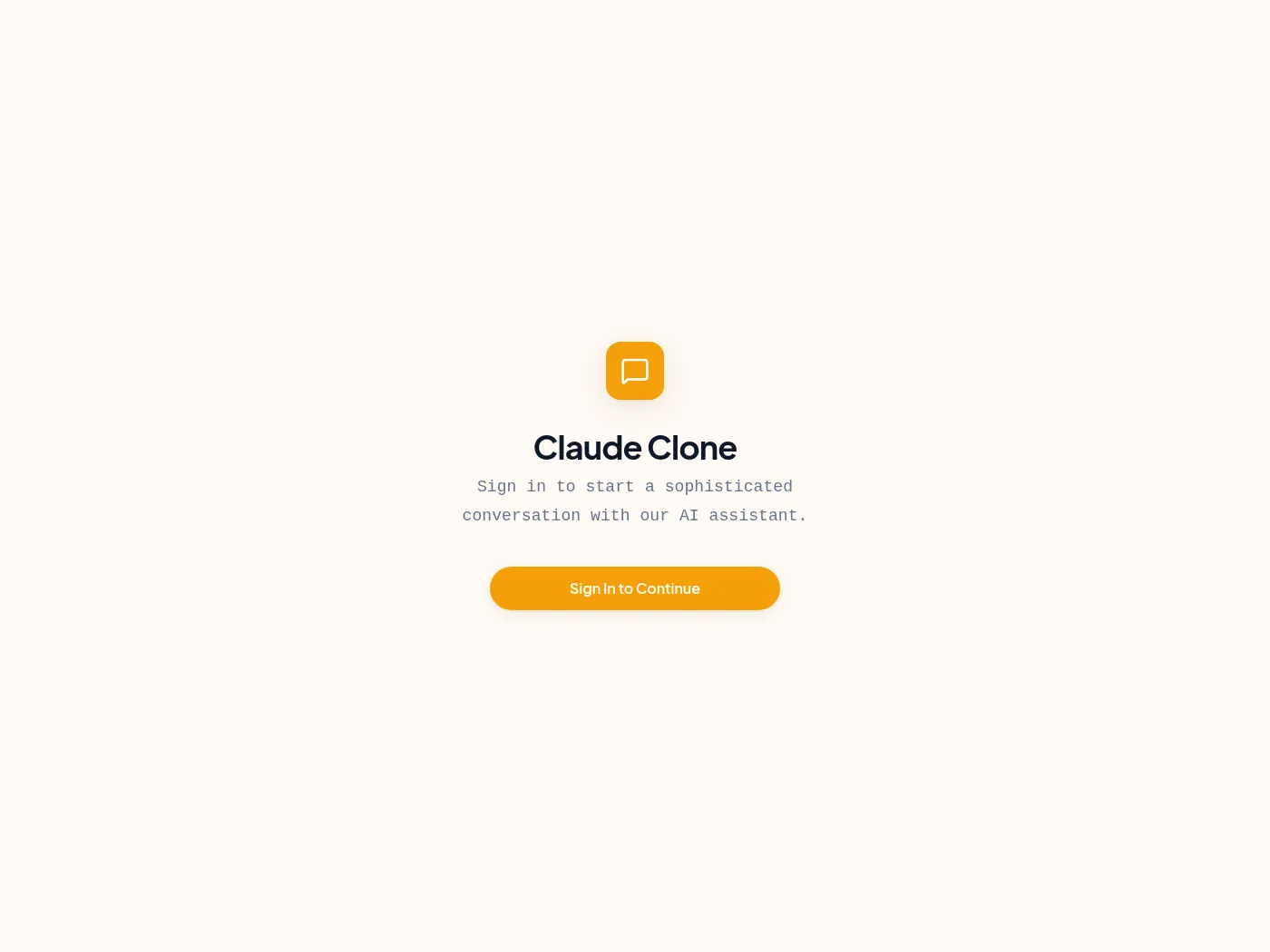 Claude Chatbot Clone