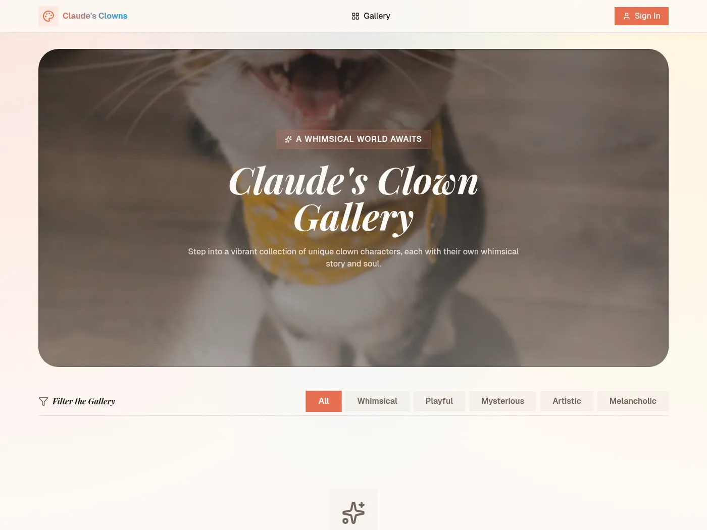Claude's Clown Gallery