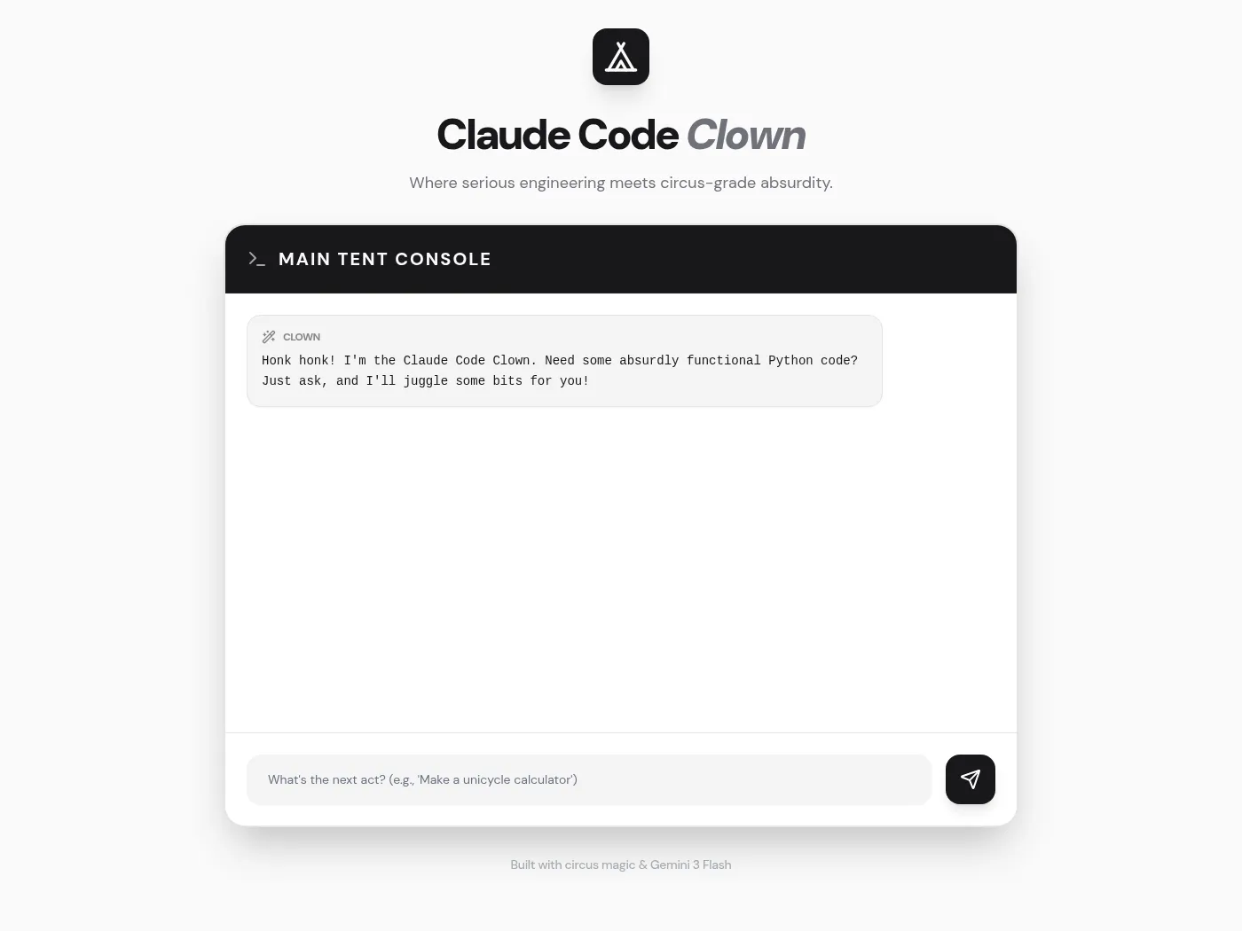 Claude Code Clown
