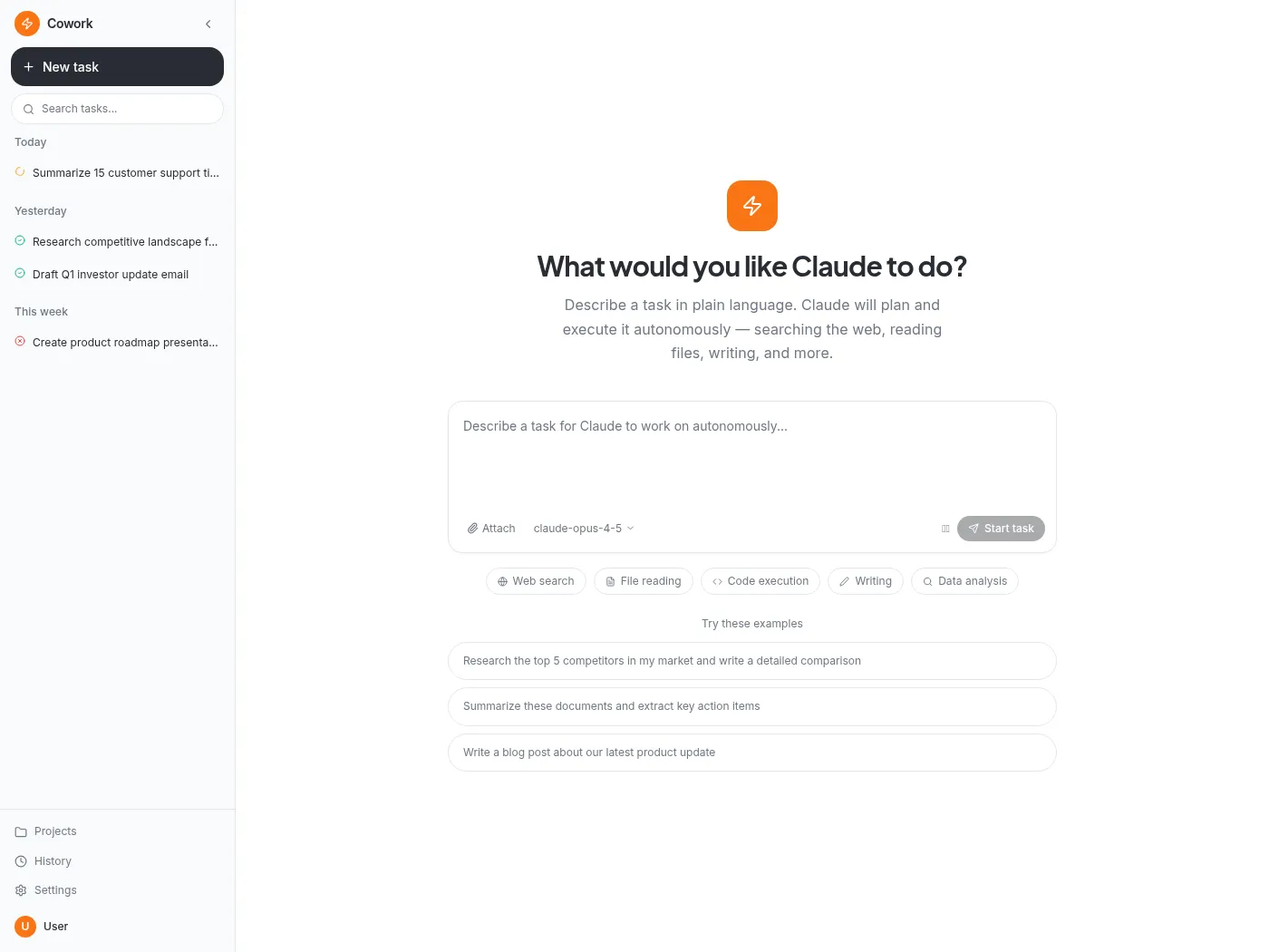 Claude Cowork Clone
