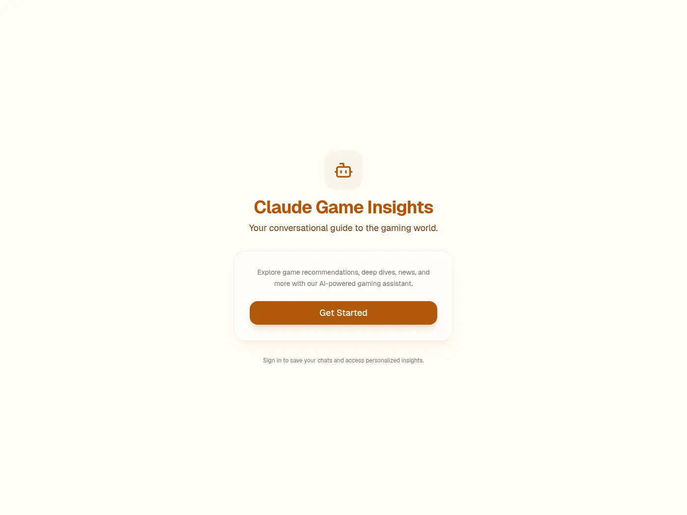 Claude Game Insights
