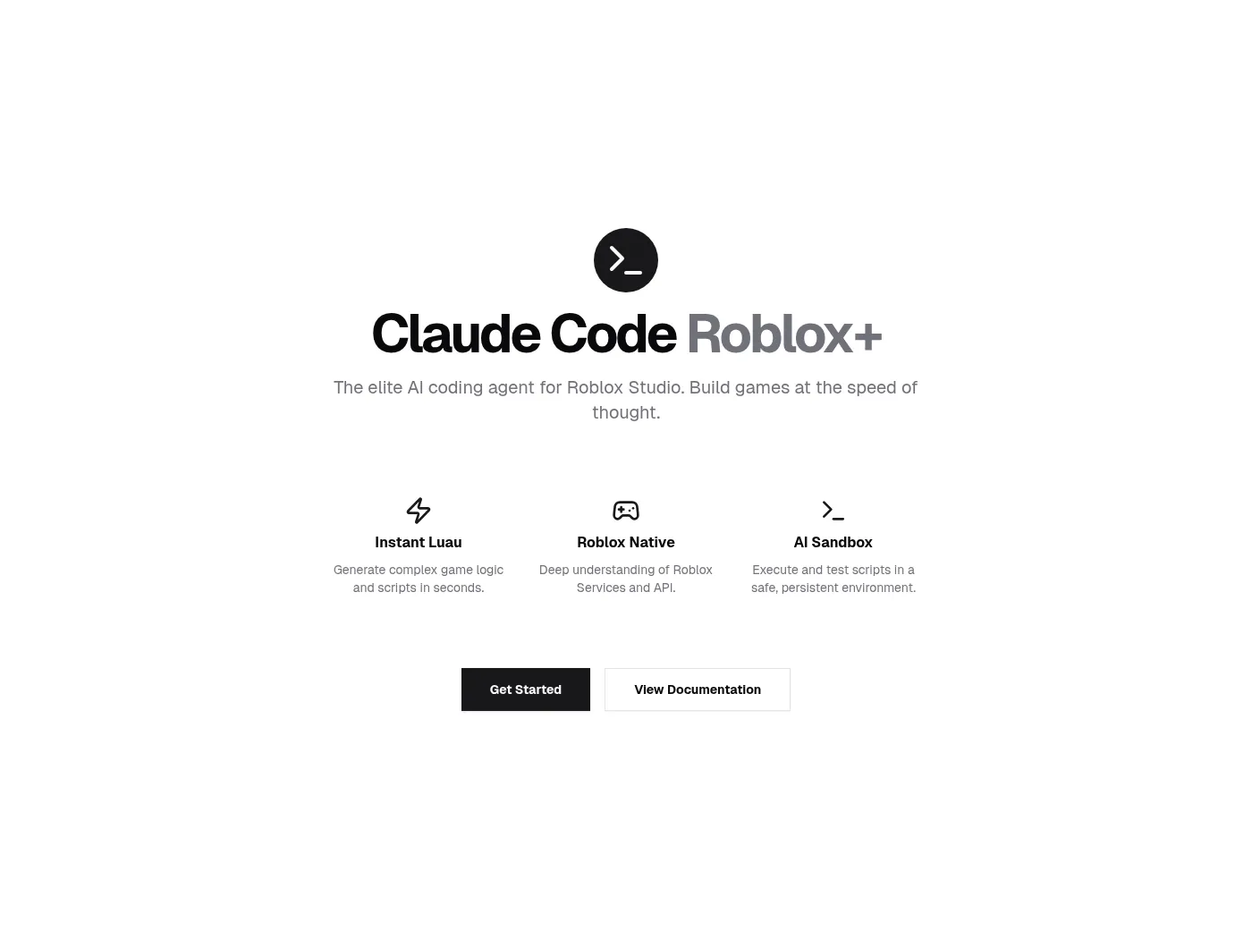 Claude Code Roblox+