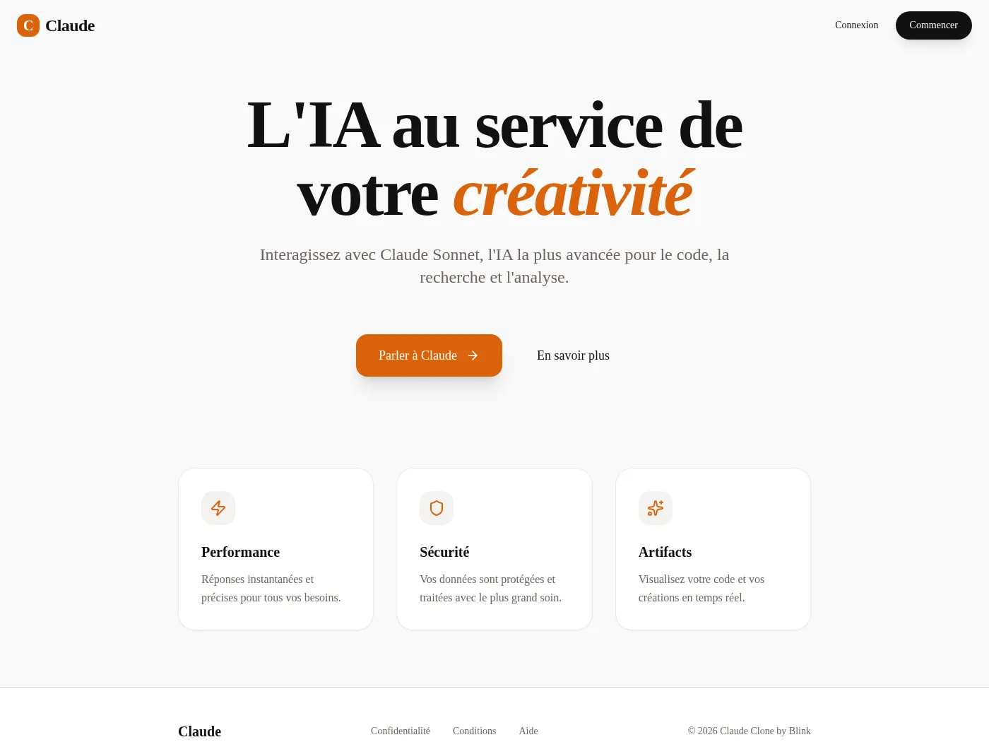Claude Sonnet Clone