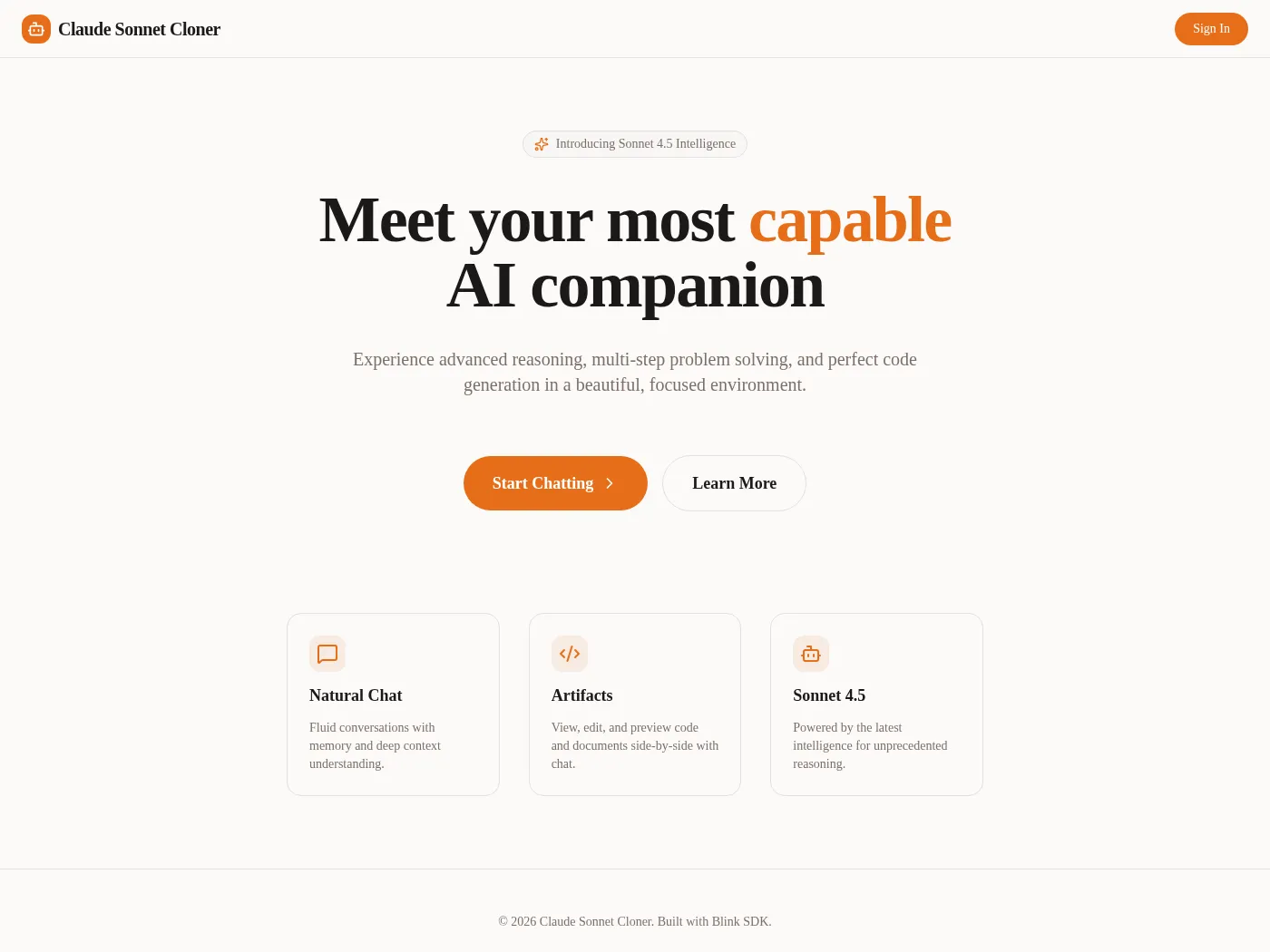 Claude Sonnet 4.5 Cloner