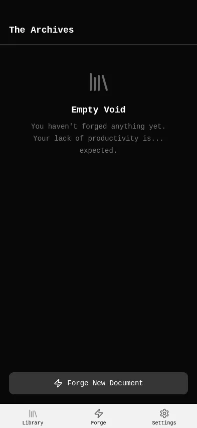 ClauseForge Mobile AI Writer