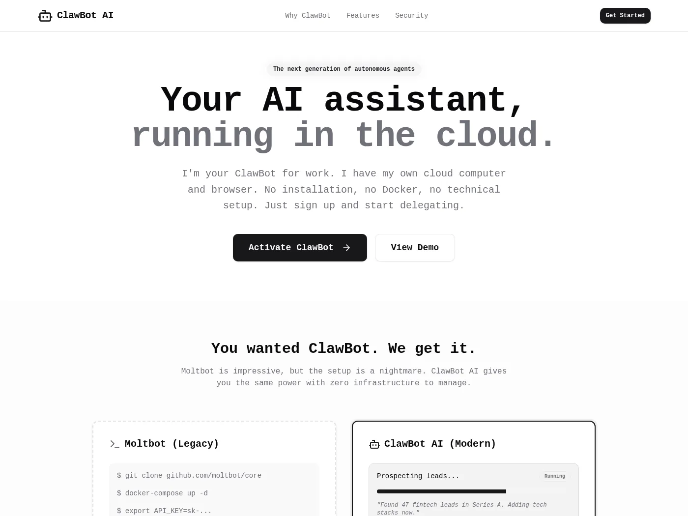 ClawBot AI Assistant