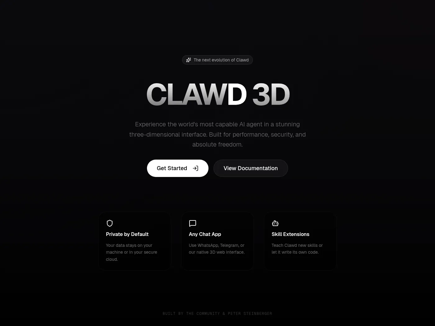 Clawd 3D Chatbot