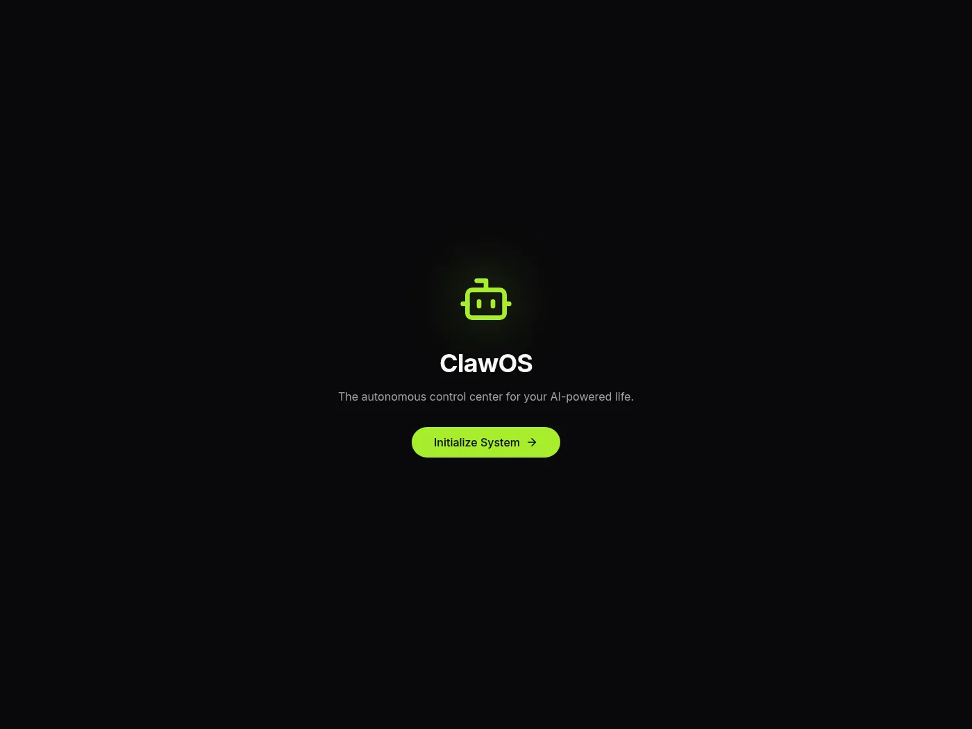 ClawOS Dashboard