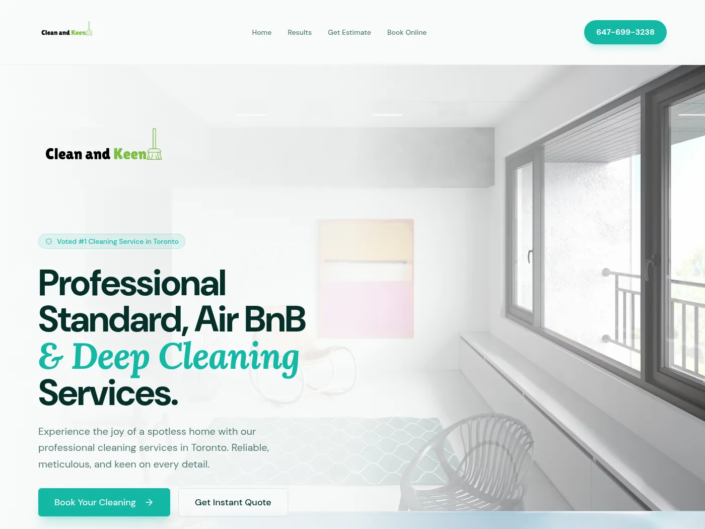 Clean & Keen Website