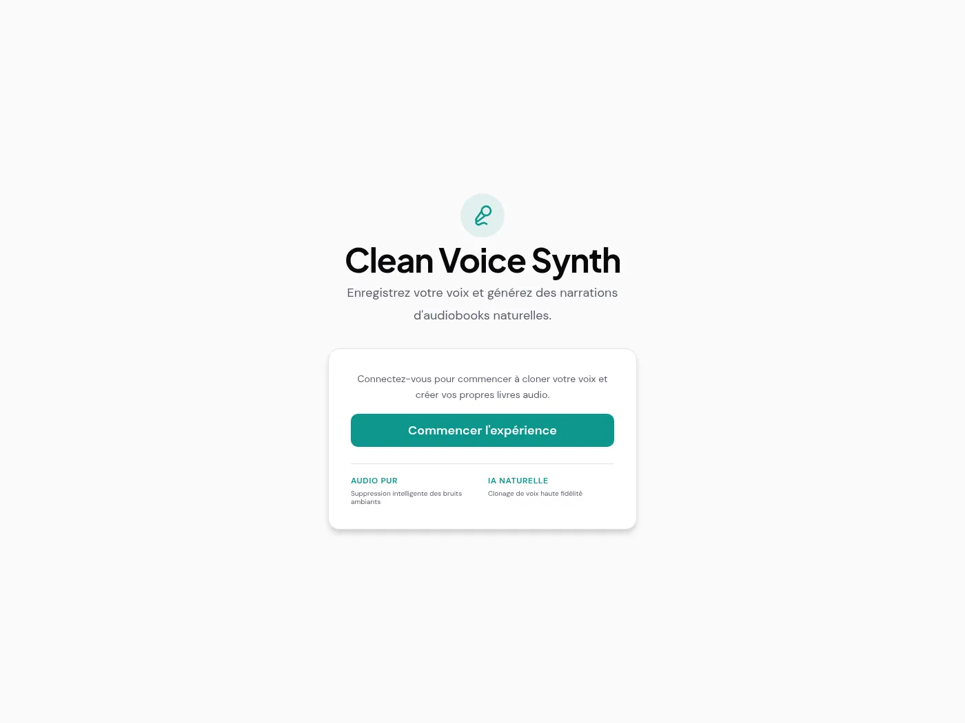 Clean Voice Synth