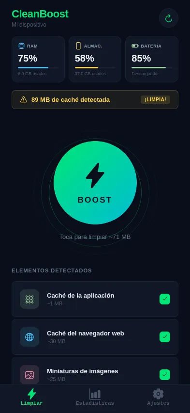 CleanBoost Android (Remix)