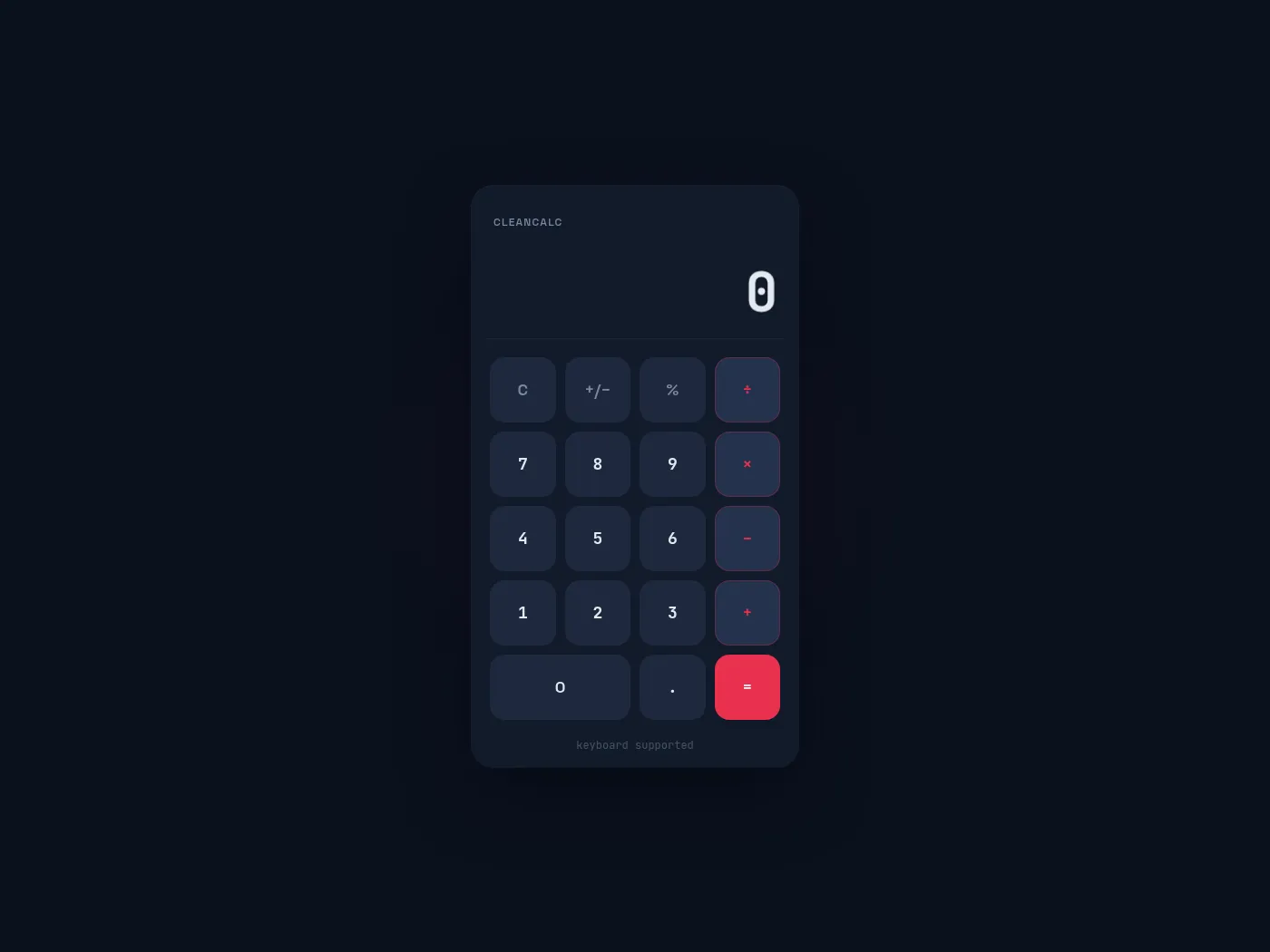 CleanCalc App