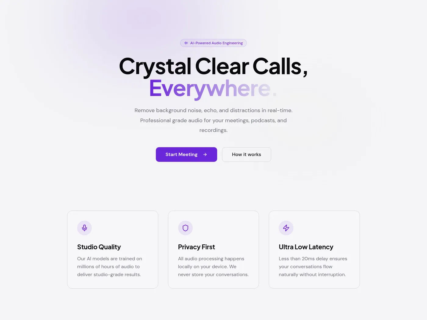 ClearCall Noise Canceler