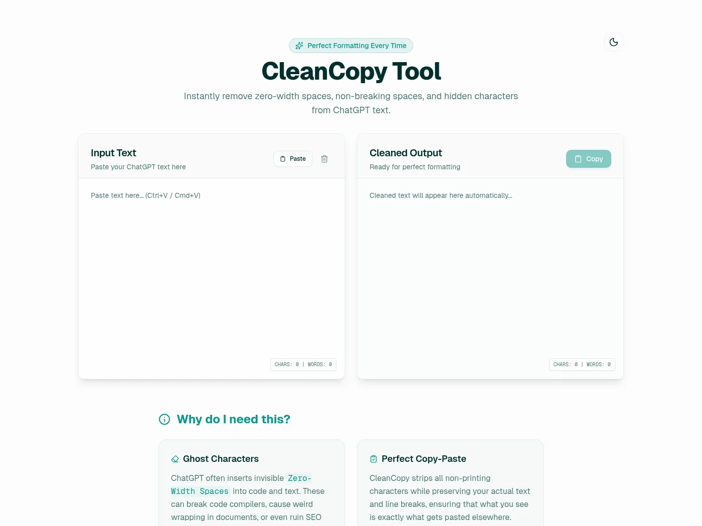 CleanCopy Tool