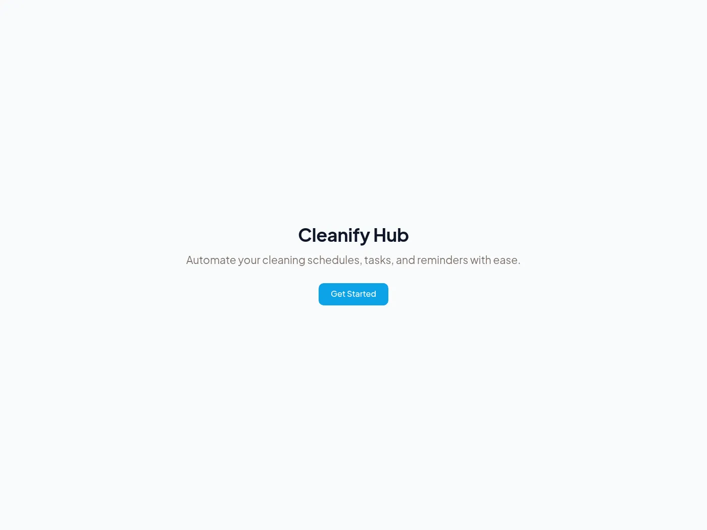 Cleanify Hub