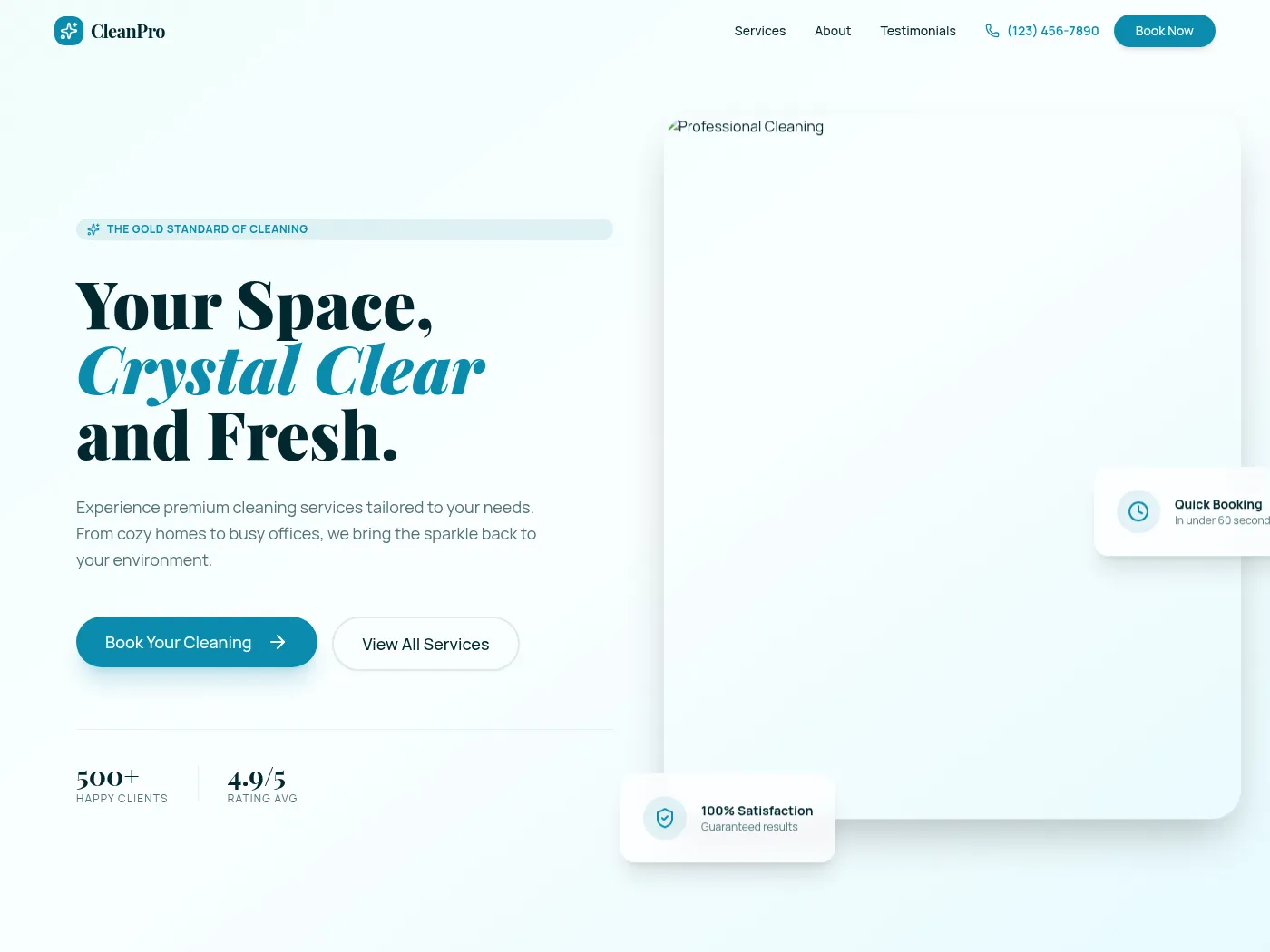 CleanPro Website