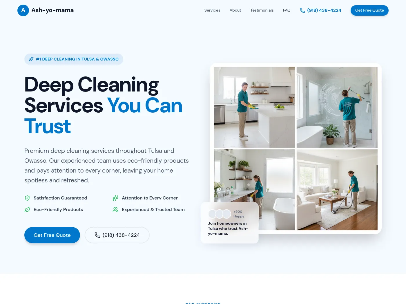 Ash-yo-mama Cleaning Site