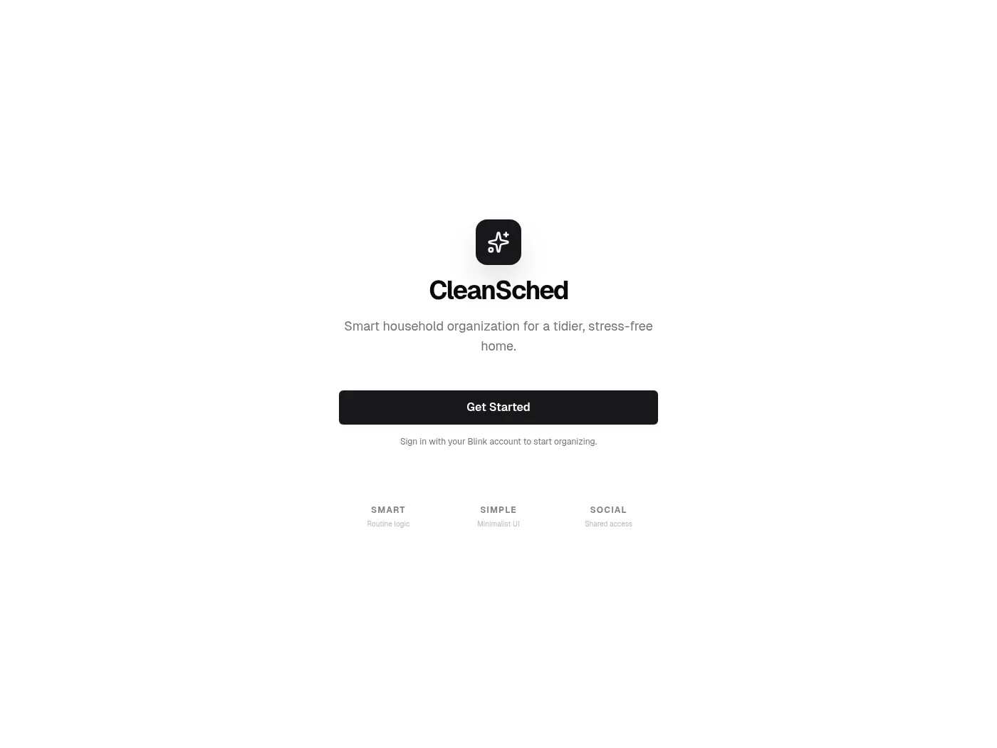 CleanSched Organizer