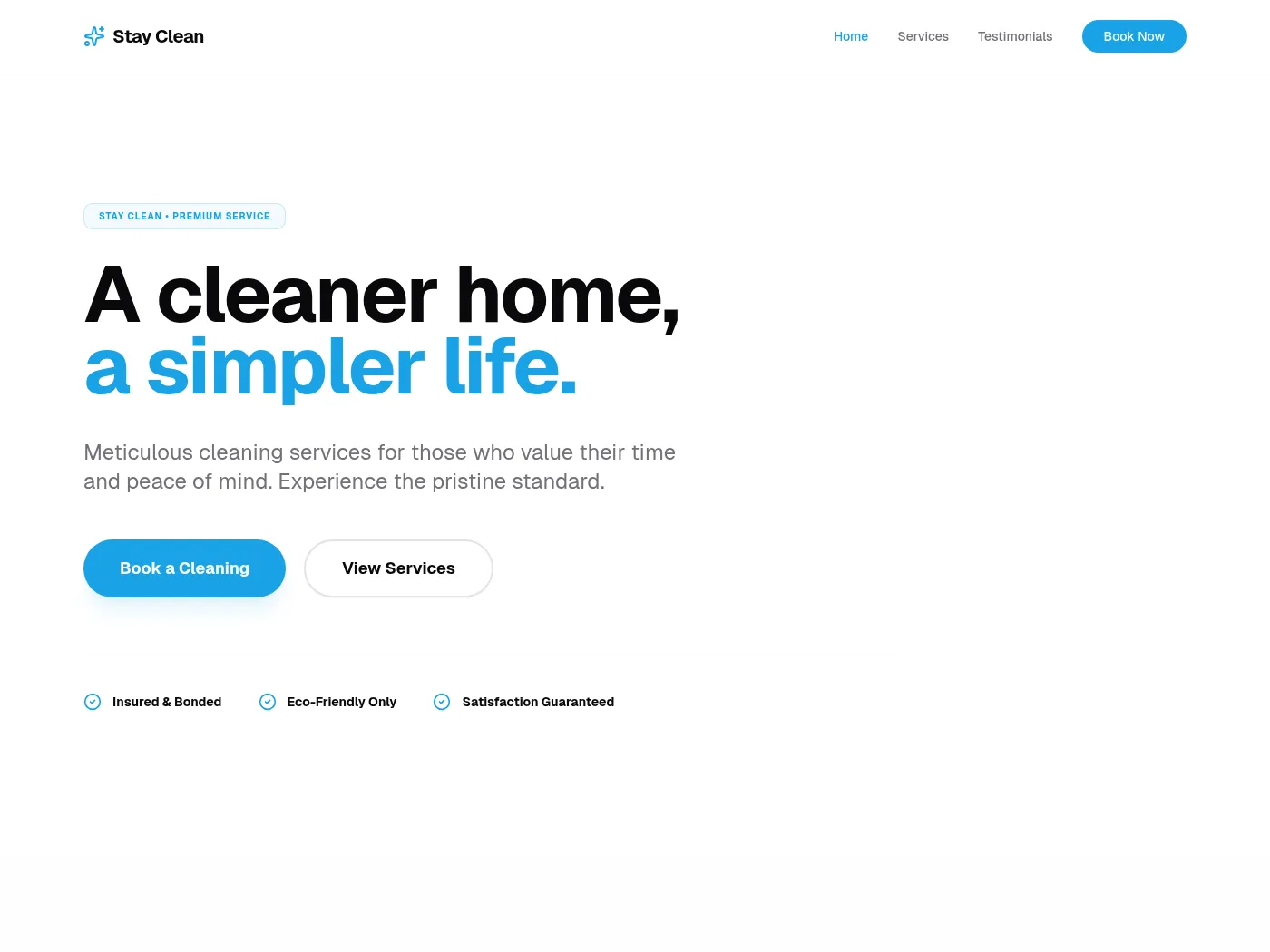 CleanSpark Cleaning Website