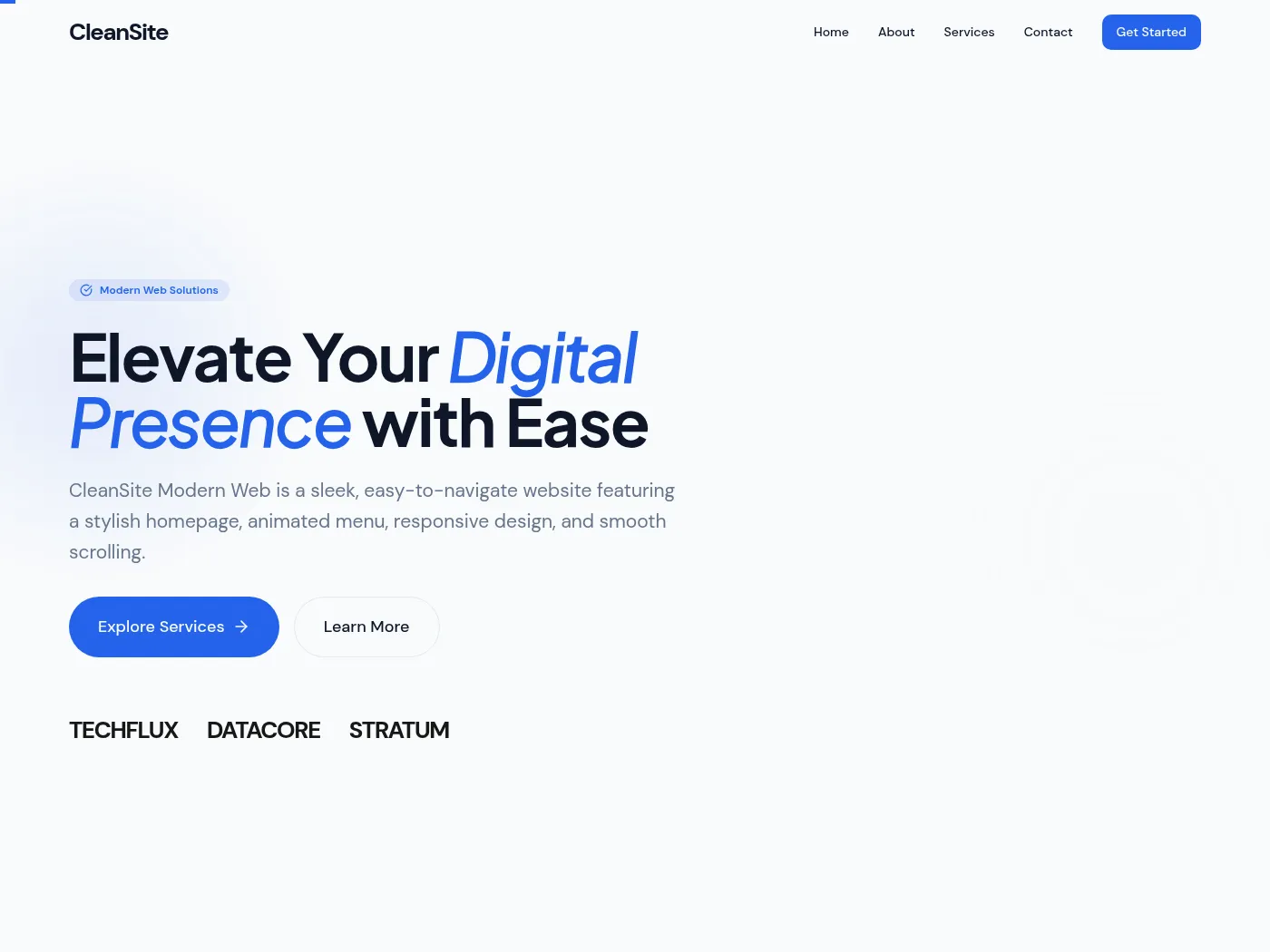 CleanSite Modern Web