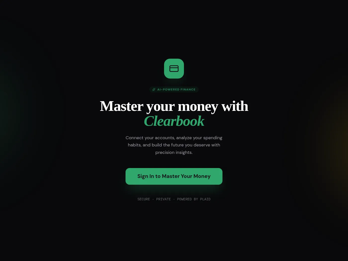 Clearbook Finance App