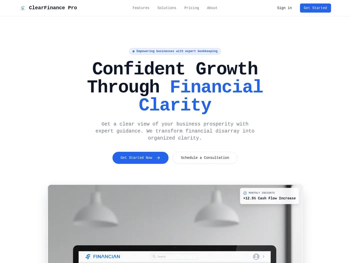 ClearFinance Pro Clone