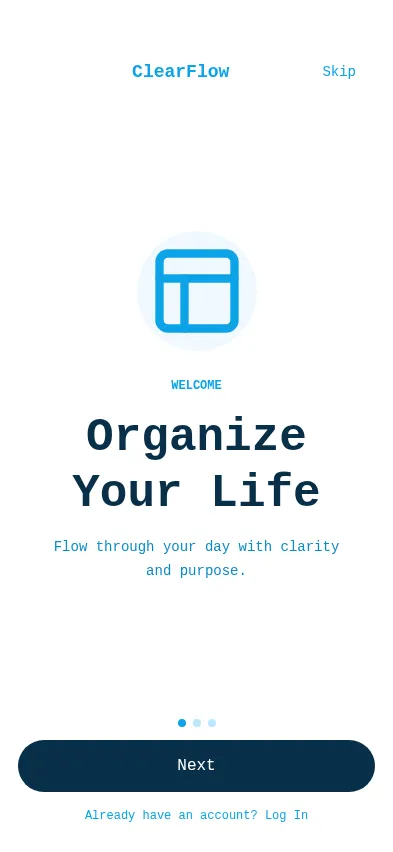ClearFlow Mobile App