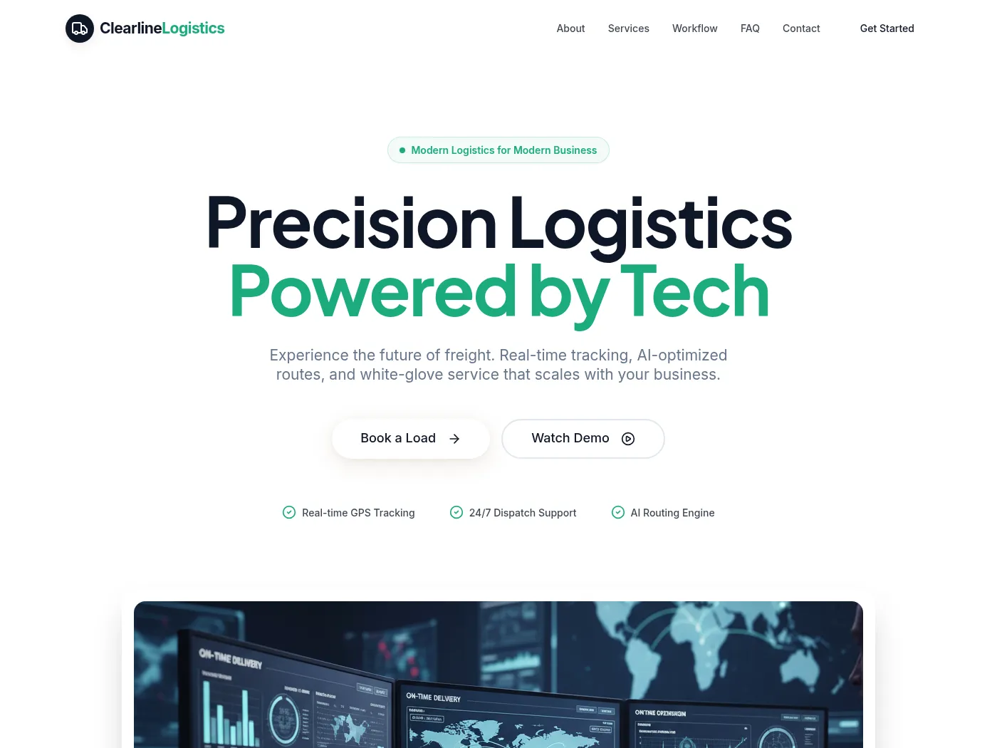 Clearline Logistics Site