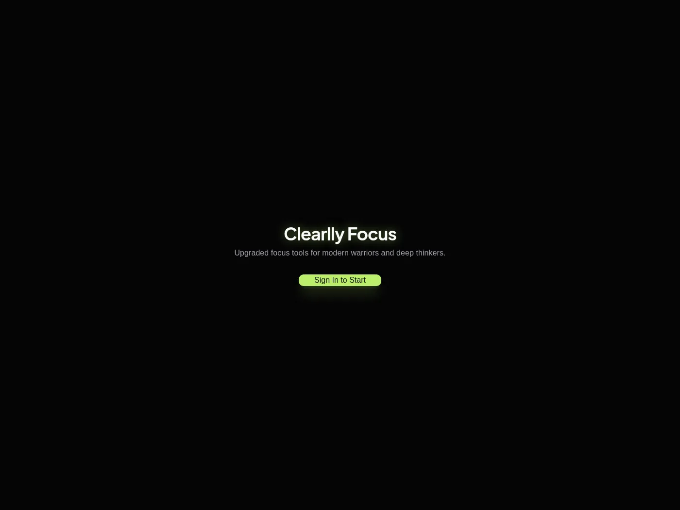 Clearlly Focus Upgraded