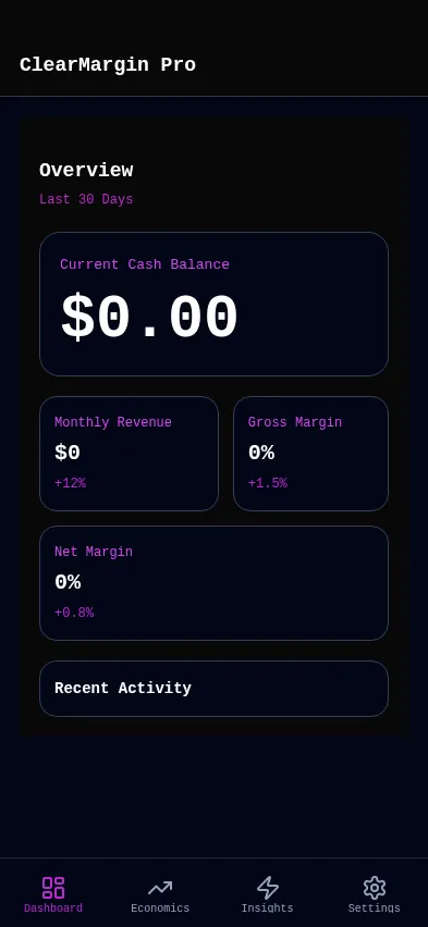 ClearMargin Finance Pro