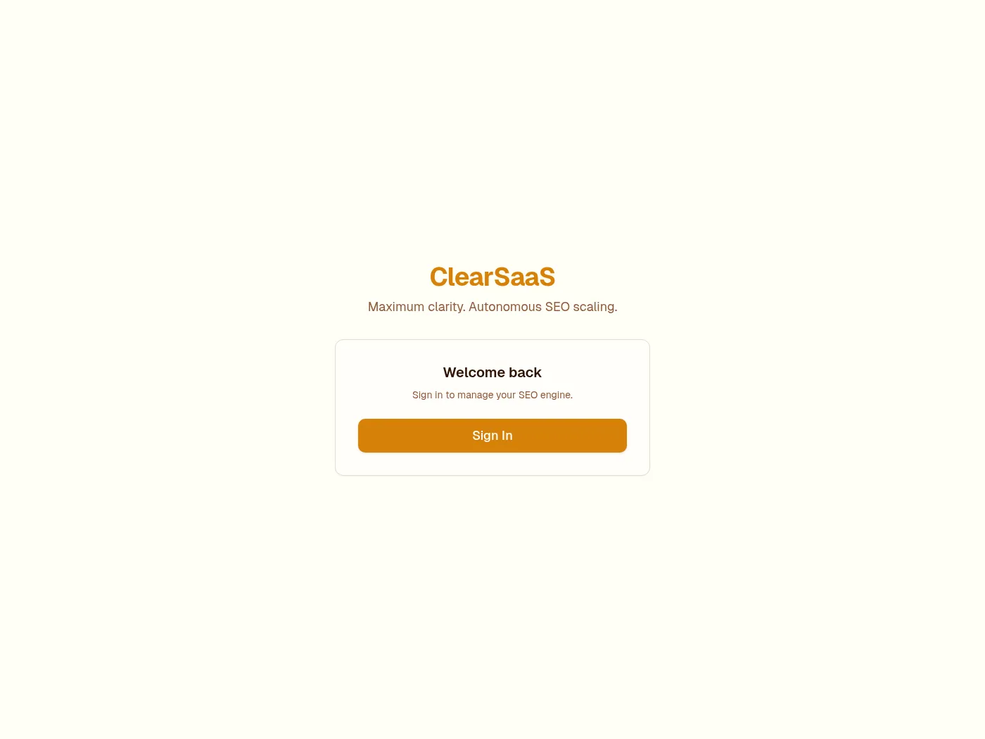 ClearSaaS