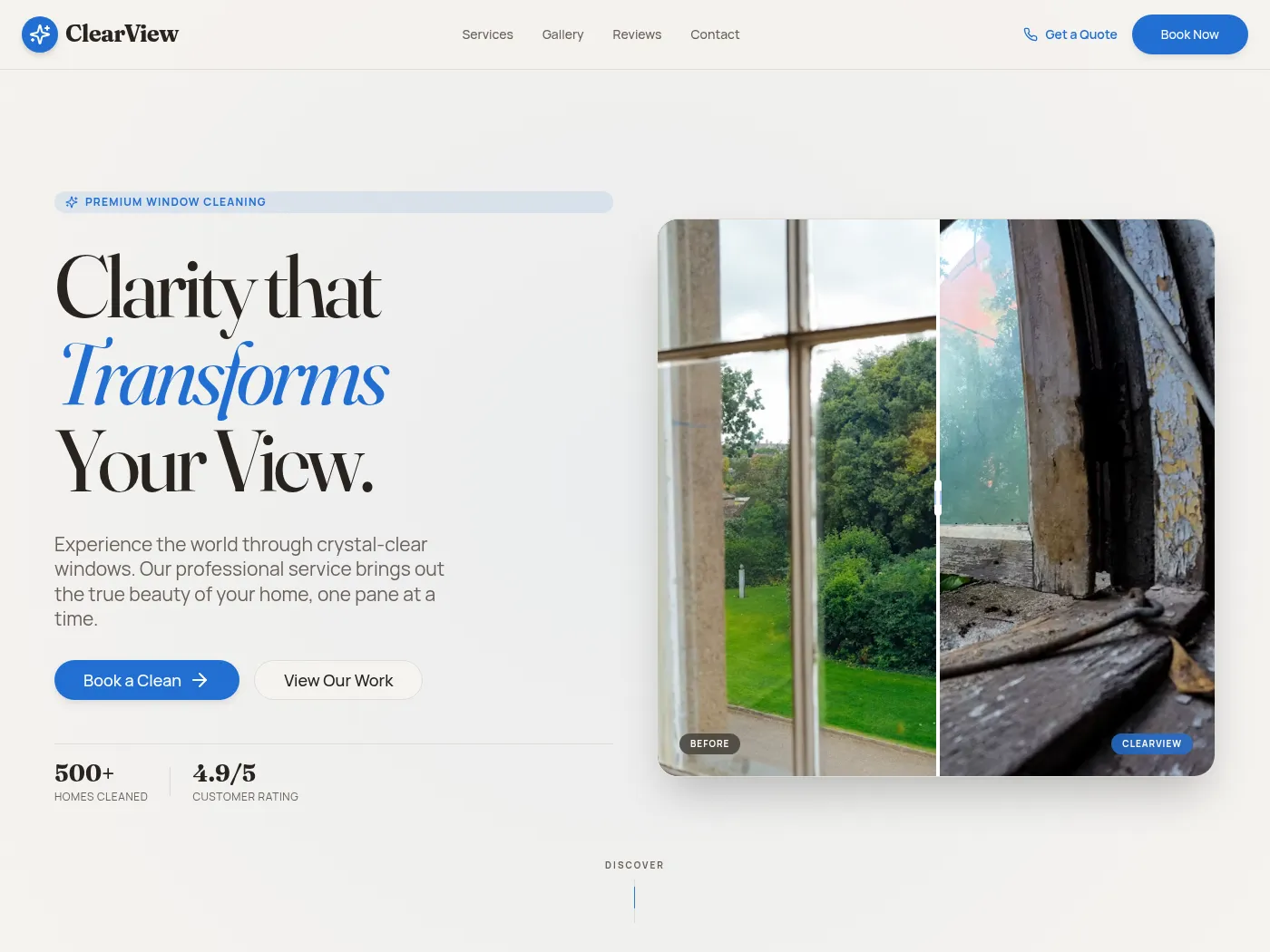 ClearView Windows Site