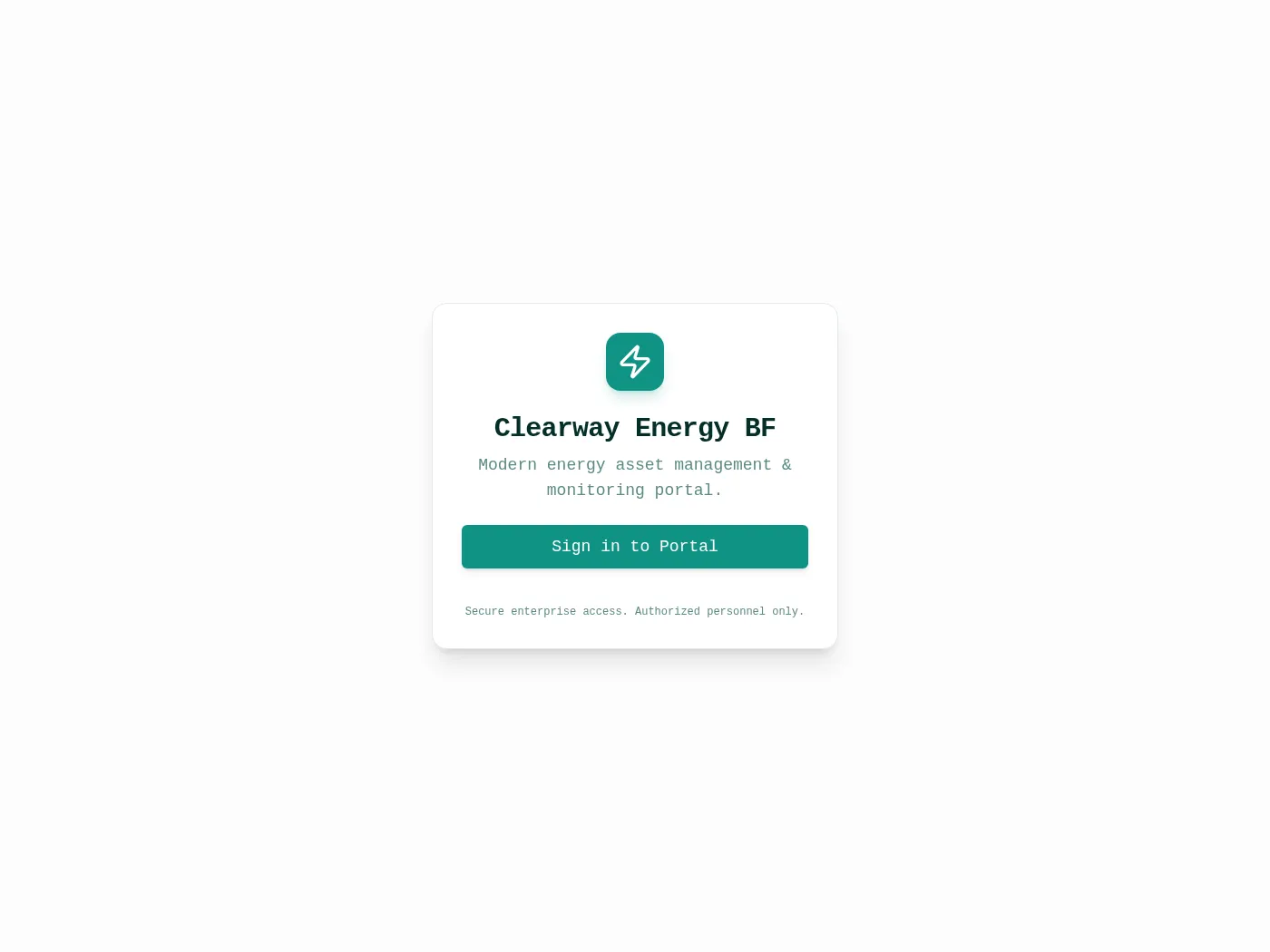 Clearway Energy Portal