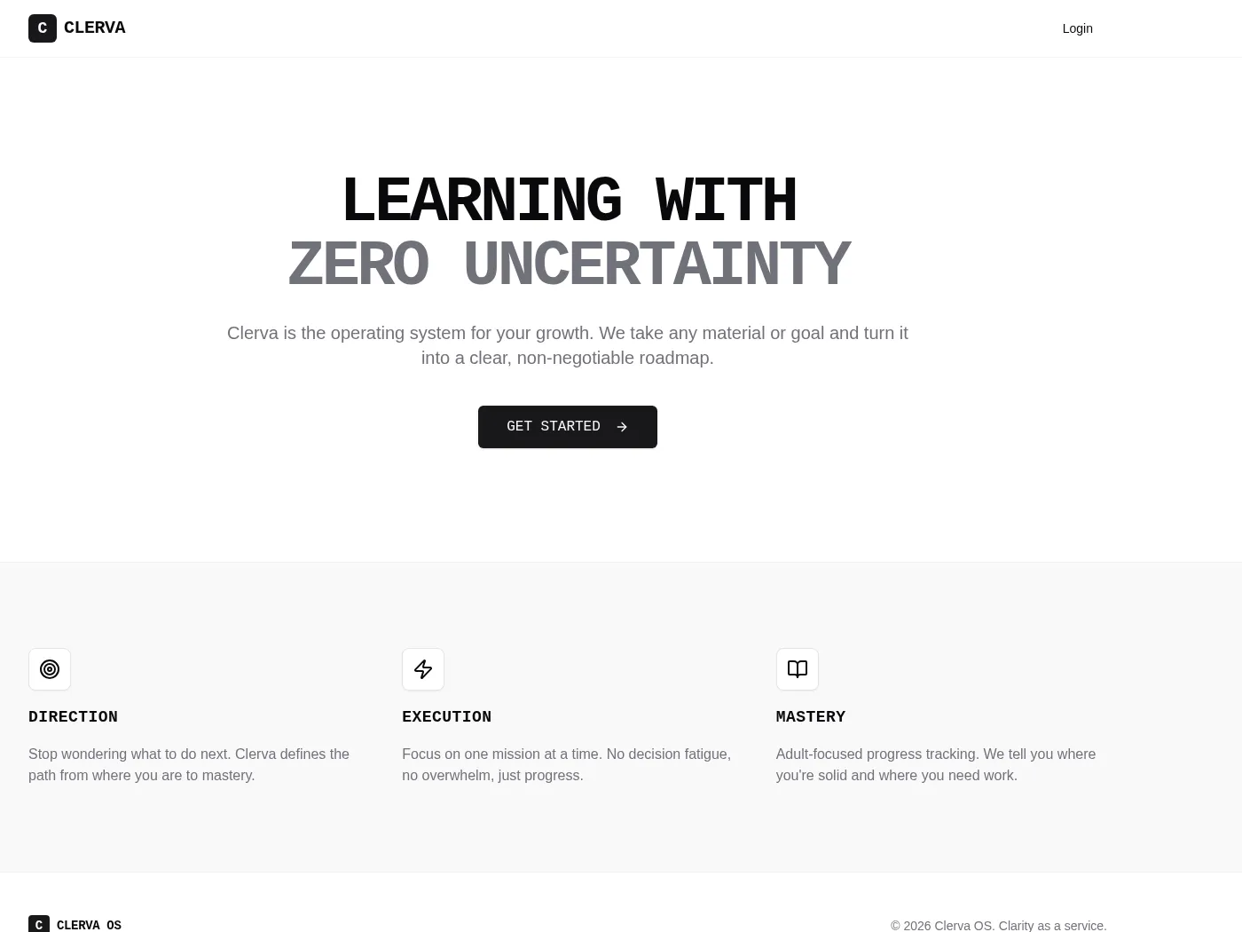 Clerva Learning OS