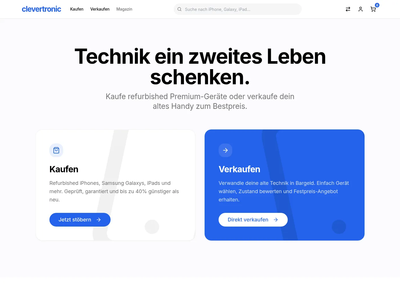 Clevertronic Redesign