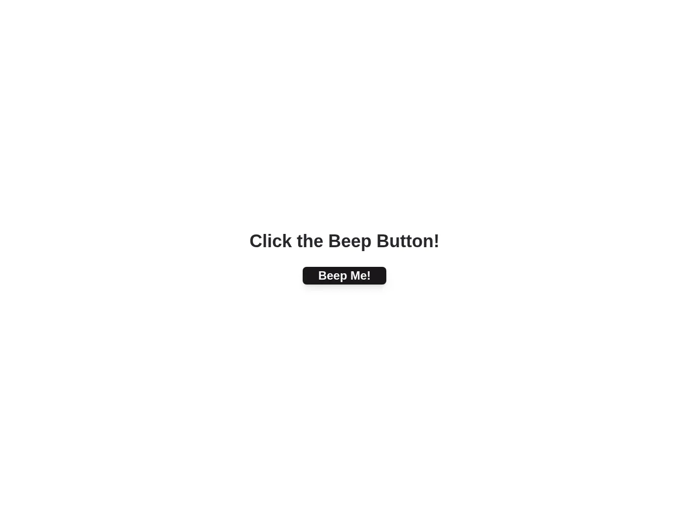 Click Beep Button