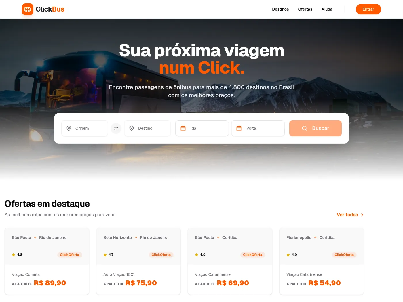 ClickBus Clone