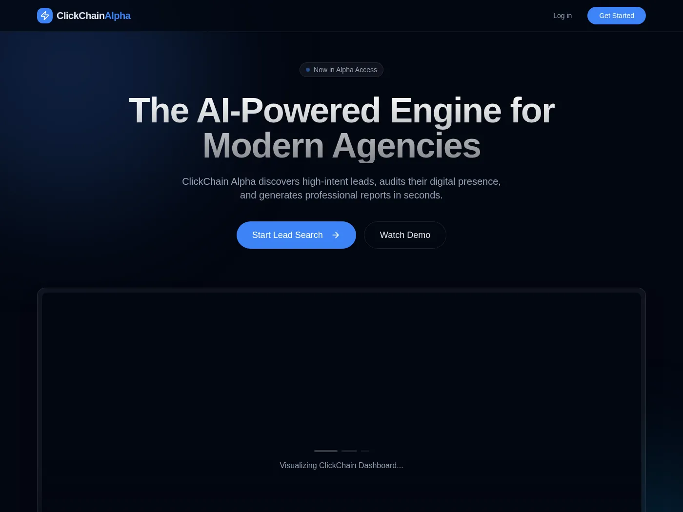 ClickChain Alpha SaaS
