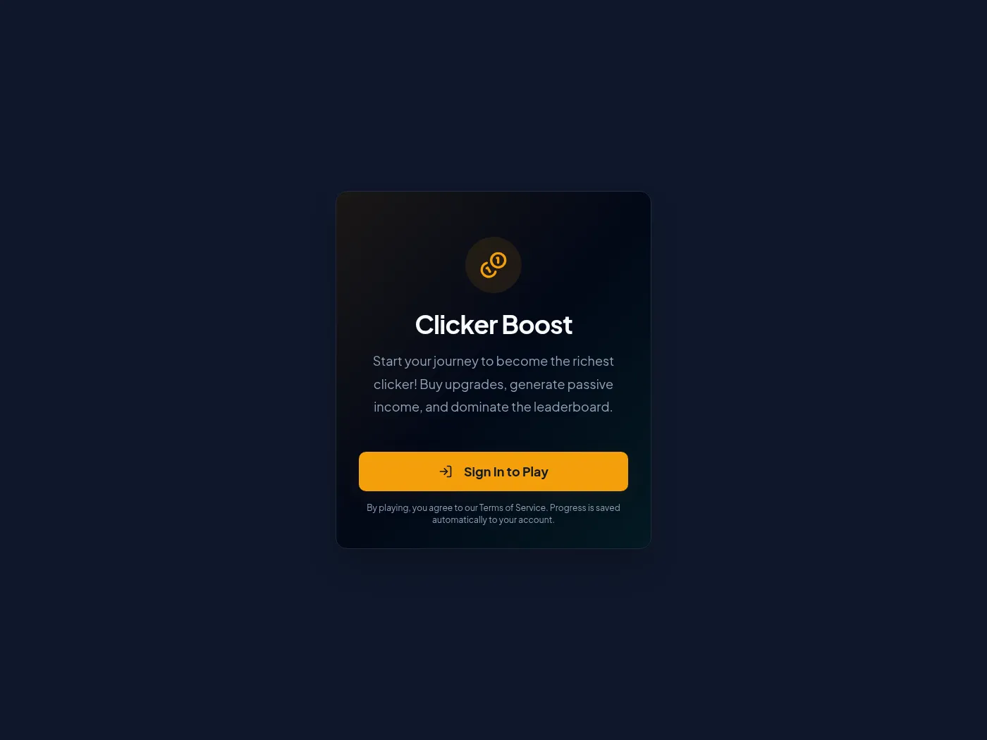 Clicker Boost Game