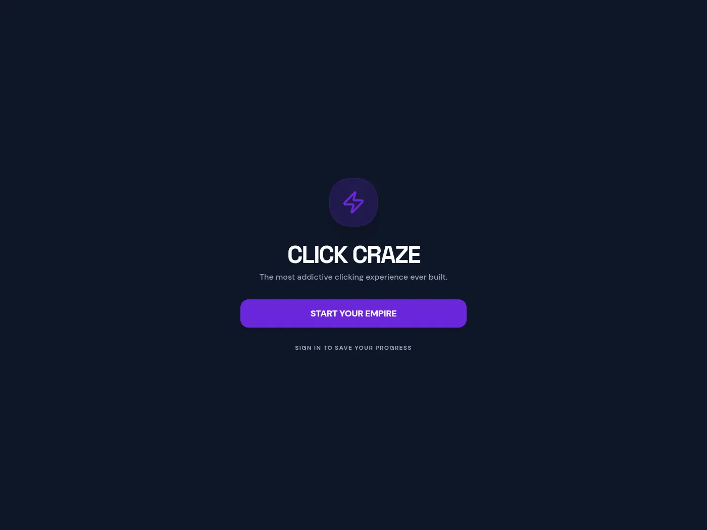 Click Craze Game