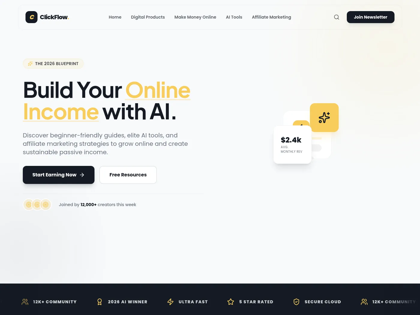 ClickFlow Modern Redesign