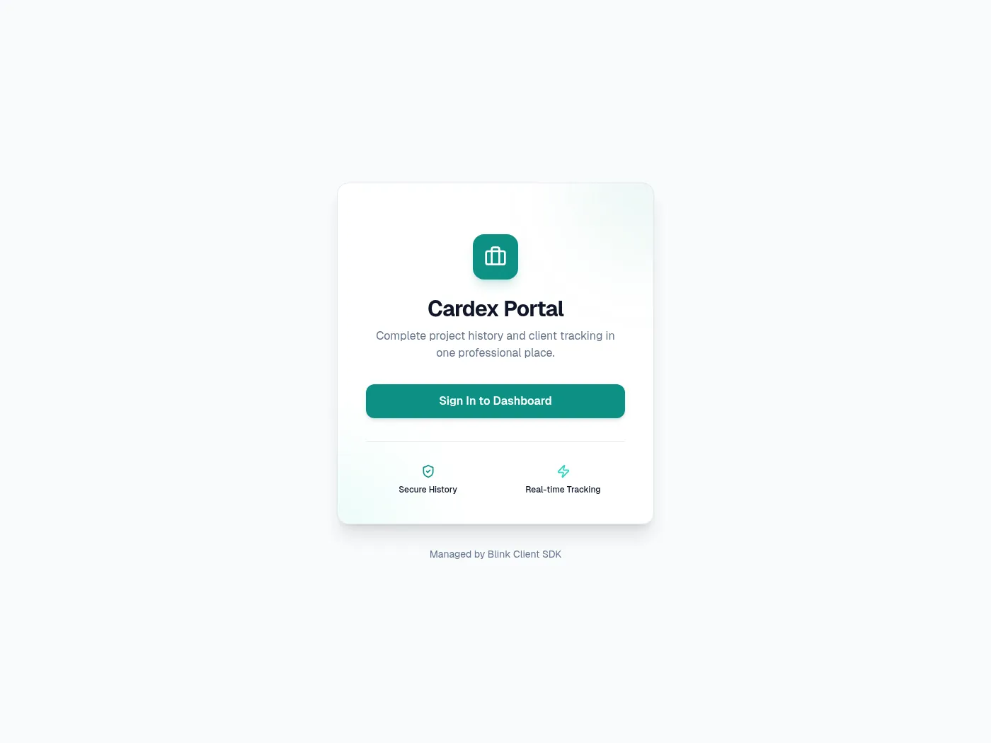 Client Project Cardex