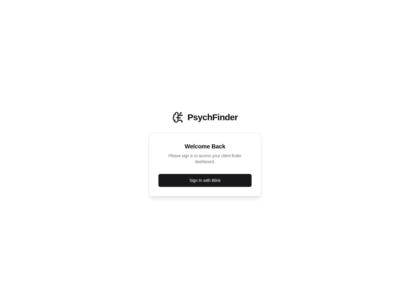 Client Finder for Psychologists